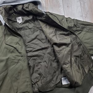 Vans | Jackets & Coats | Vans Check Boom Hooded Bomber Jacket Womens ...